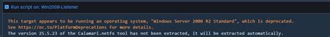 Deprecation Warnings Added To Health Checks And Tasks On Windows 2003 Targets And Workers · Issue