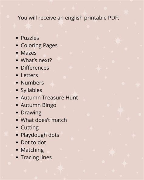 Fall Activity Bundle 90 Worksheets Pdf A4 Preschool And Early