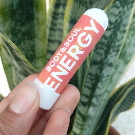 Energy Inhaler Essential Oil Aromatherapy On The Go Inhaler