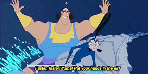 Yzma Put Your Hands In The Air Under The Tapestry