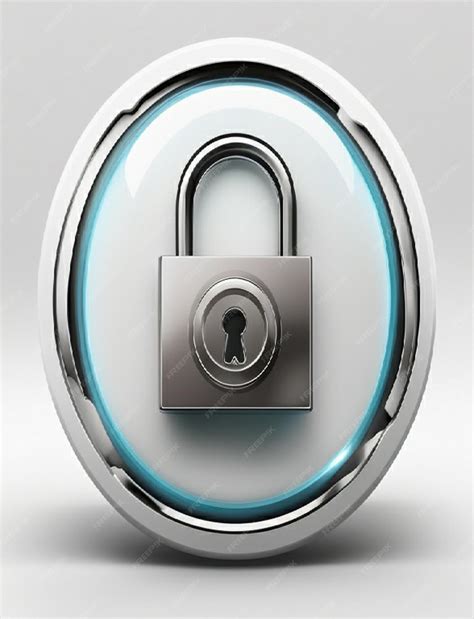 Premium Vector Psd Lock Icon On White Background
