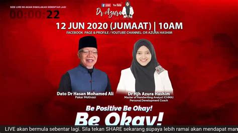 Dr Azura Hashim Be Okay Bersama Dato Dr Hasan Mohamed Ali Dan Dr Hjh Azura Hashim