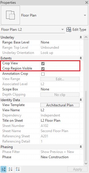 How To Crop View And Show Crop Region In Revit Kobilabs