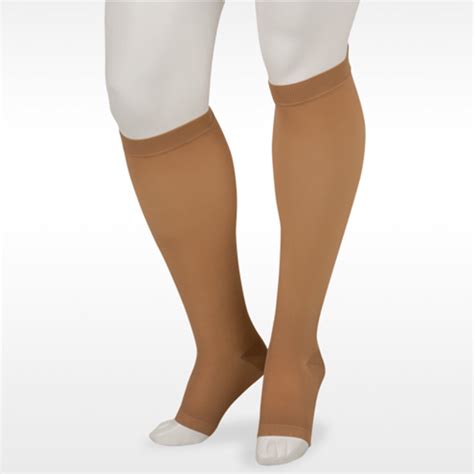 Juzo 4412 Basic Open Toe Knee Highs 30 40 Mmhg Reg Beige I Hsafsa