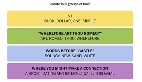 Nyt Connections Hints And Answers For Todays Puzzle