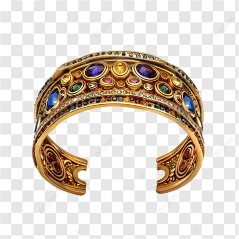 투명한 배경에 분리된 아름다운 디자인의 금 팔찌 다이아몬드 보석 금 보석 보석류 Png 일러스트 및 이미지 에 대한 무료 다운로드 Pngtree