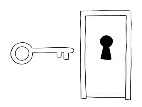 Locked Door Cartoon