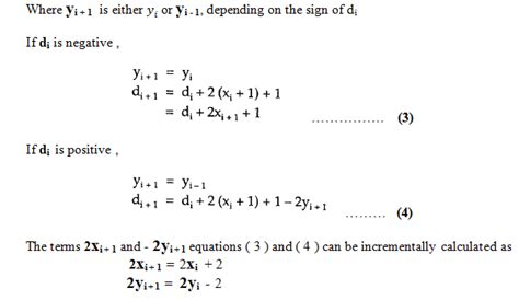 Explain Mid Point Circle Generation Algorithm In Details Or Derive Mid