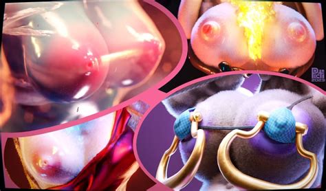 Rule 34 3d Bikini Breasts Chest Disambiguation Clothing Female Fire