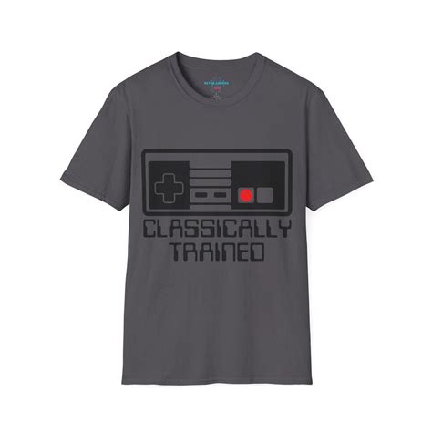 Classically Trained Gamer T Shirt Retro Nes Controller Tee Etsy