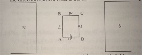 Solved A Rectangular Coil With Corners Labeled Abcd Has