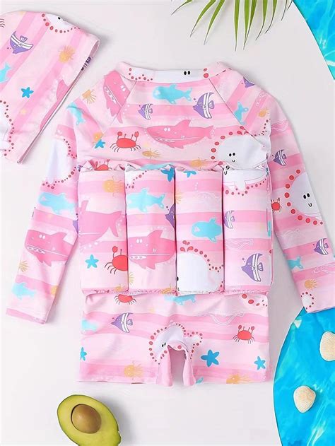 Traje De Baño De Flotabilidad Para Niños Traje De Baño Con Barra