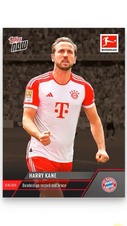 Карточка Харри Кейн Бавария Бундеслига 2023 24 карточки карточкифутболистов Youtube