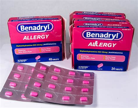 Thuốc Benadryl 25mg Tác Dụng Chống Chỉ định Cách Sử Dụng