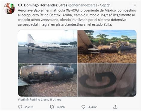 Venezuela Destruyó Una Avioneta Procedente De México Por Violar Su