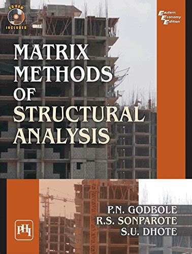Matrix Methods Of Structural Analysis Ebook Godbole P N Sonparote