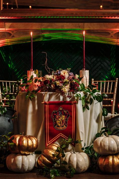 A Harry Potter Wedding Filled With Magical Details Harry Potter