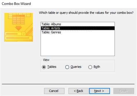 Access 2016 Add A Combo Box To A Form