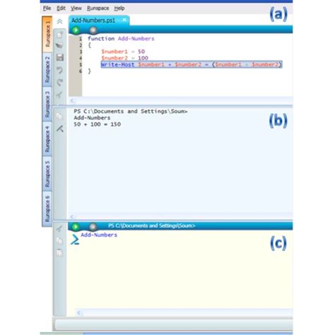 This Is The Graphical Version Of The Windows Powershell Environment Download Scientific