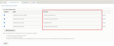 Create Custom Permissions For Existing Paths In Drupal Webwash