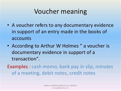 Meaning Of Voucher Vouching Routine Accounting Guidance