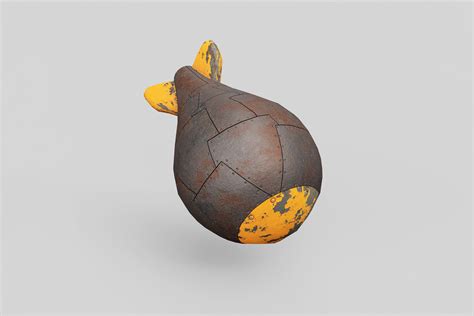 Nuclear Atom Bomb In Steampunk Style 3d Props Unity Asset Store