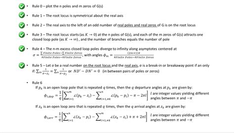 Solved Apply These Six Rules For Sketching A Root Locus For