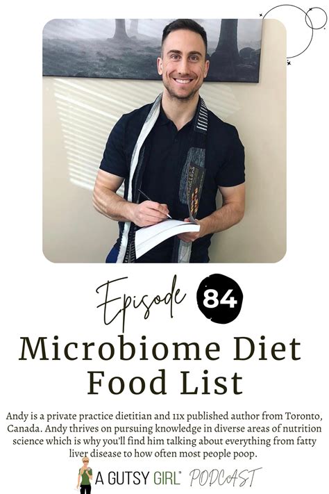 Microbiome Diet Food List Episode 84 With Andytherd A Gutsy Girl®