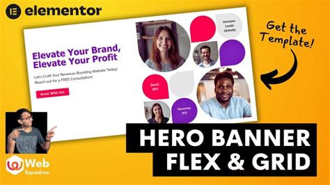 Imran Siddiq On Linkedin Hero Banner Flex And Grid Team Elementor Pro Wordpress Tutorial