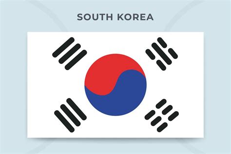 South Korea National Flag Design Template 25550218 Vector Art At Vecteezy