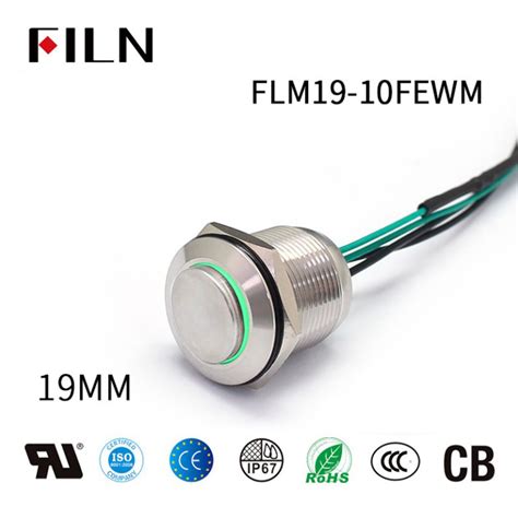 Great Industrial Push Button FILN Industrial Push Button Switches MM Pin Customized