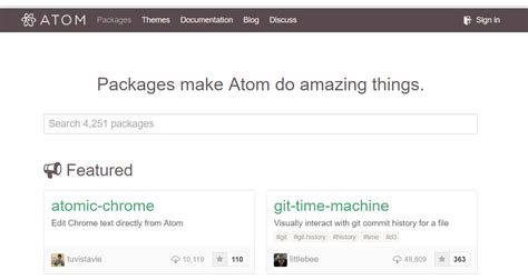 Atom如何搜索安装插件 求助 Atom 中文社区