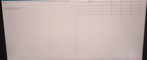 Solved Hh Ht Th Tt Assignments Use The Given Tatile Which Is
