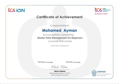 Tcs Tcsion Dataanalysis It Ai Job Bi Logistics Scm Supplychain Mohamed Ayman
