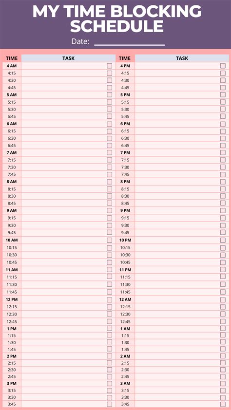 Cute Daily Planner Template Kawaii Free Printable Schedule Download