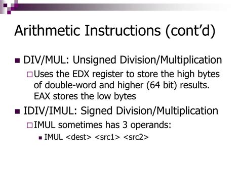 Ppt X86 Assembly Language Powerpoint Presentation Free Download Id