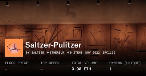 Saltzer Pulitzer Collection Opensea