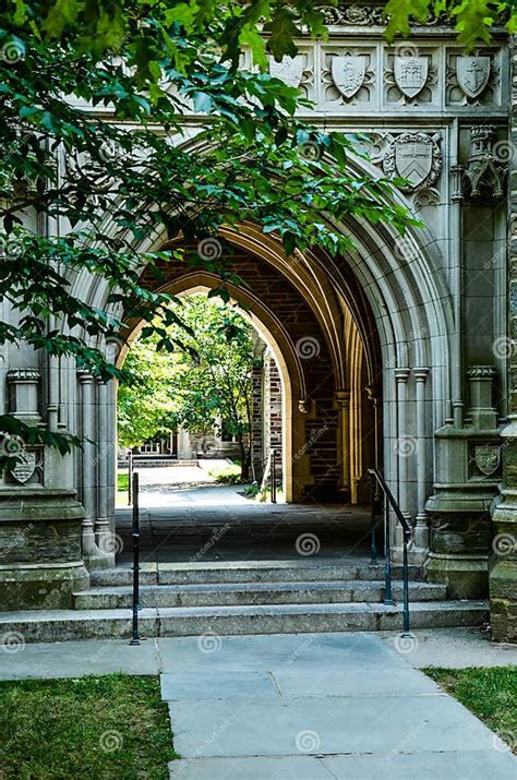 Entrance Of Holder Hall Princeton University Stock Image Image Of