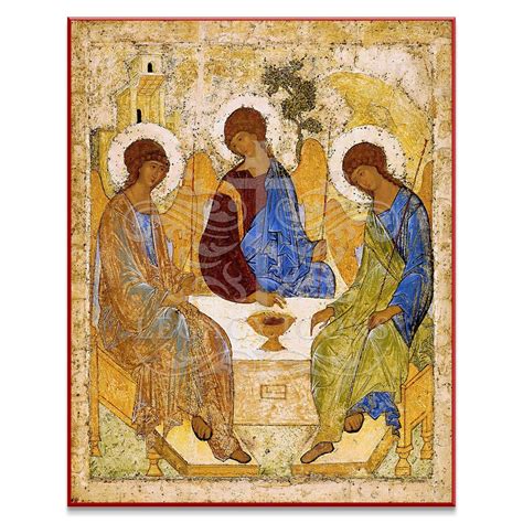 Orthodox Icon Of The Holy Trinity Rublev