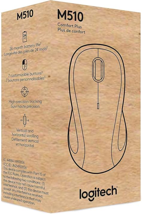 New Logitech M510 Wireless Computer Mouse