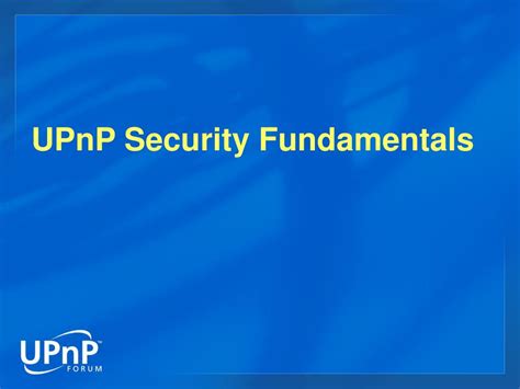 Ppt Upnp Security Powerpoint Presentation Free Download Id 5127273