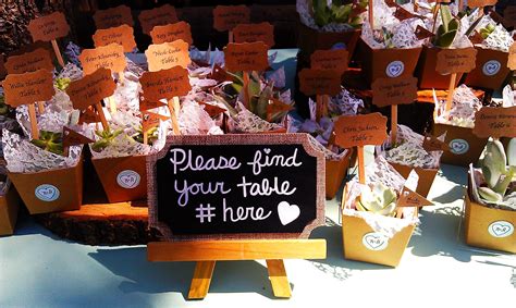 Table Assignments Rustic Wedding Table Assignments Rustic Decor
