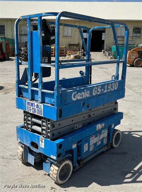 Genie Gs 1930 Scissor Lift In Saint Joseph Mo Item Dr5132 Sold