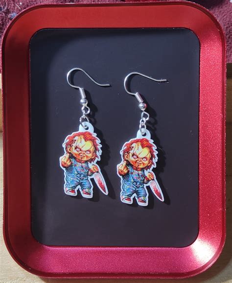 Chucky Fan Art Earrings Makerplace By Michaels