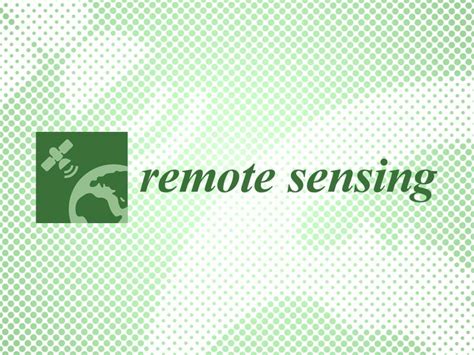 Advanced Machine Learning And Deep Learning Approaches For Remote Sensing Ii Artificial