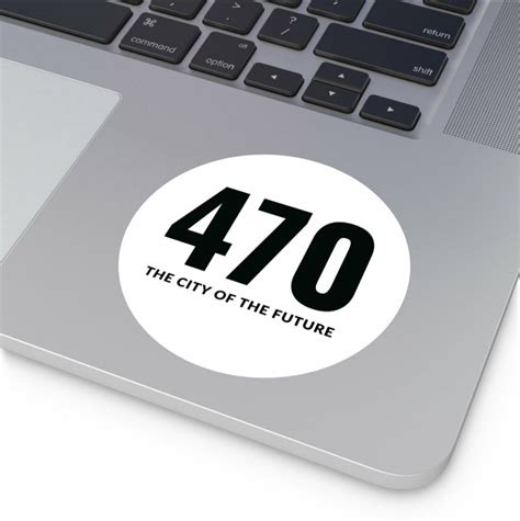 470 Area Code Sticker Etsy
