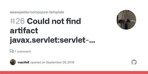 Could Not Find Artifact Javax Servlet Servlet Api Jar Issue