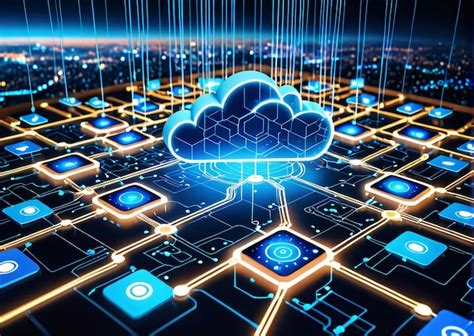 Premium Photo Xacloud Computing Data Storage Digital Infrastructure Futuristic Technology