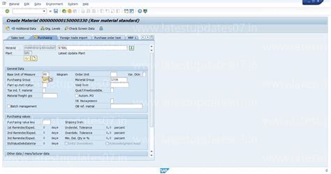 Guide To Create Material Master Sap Materials Management