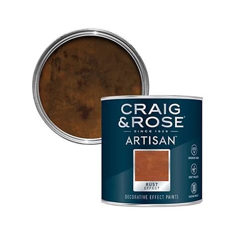 Craig And Rose Artisan Rust Textured Effect Matt Topcoat Special Effect